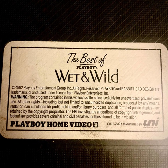 PLAYBOY | Media | 992 Best Of Playboys Wet Wild Vhs Collector Rare | Poshmark